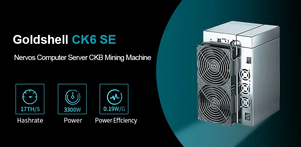Goldshell CK6 SE 17T 3300W CKB Miner Mining Machine - Leed Miner